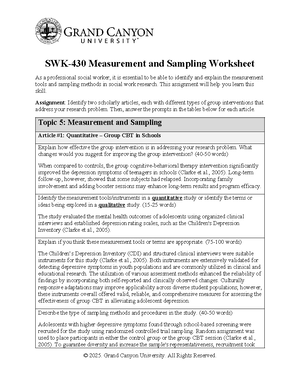 [Solved] Research The ASIC study conducted by Kilbourne et al 2018 ...