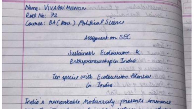SEC Assignment: Sustainable Ecotourism & Biodiversity in India by ...