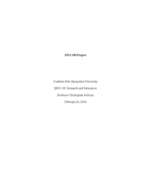 7-1 Project-Robert Little - Robert Little Professor Nathaly Herrera ENG ...