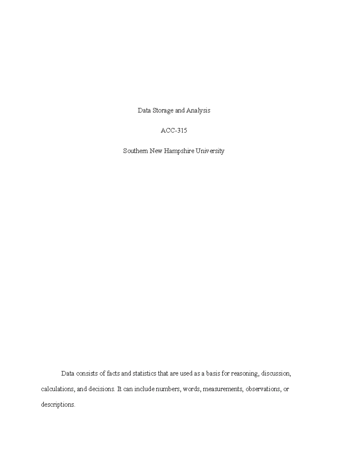 ACC 315 Project One Speaker Notes Allen L - Payroll Onboarding Analysis ...