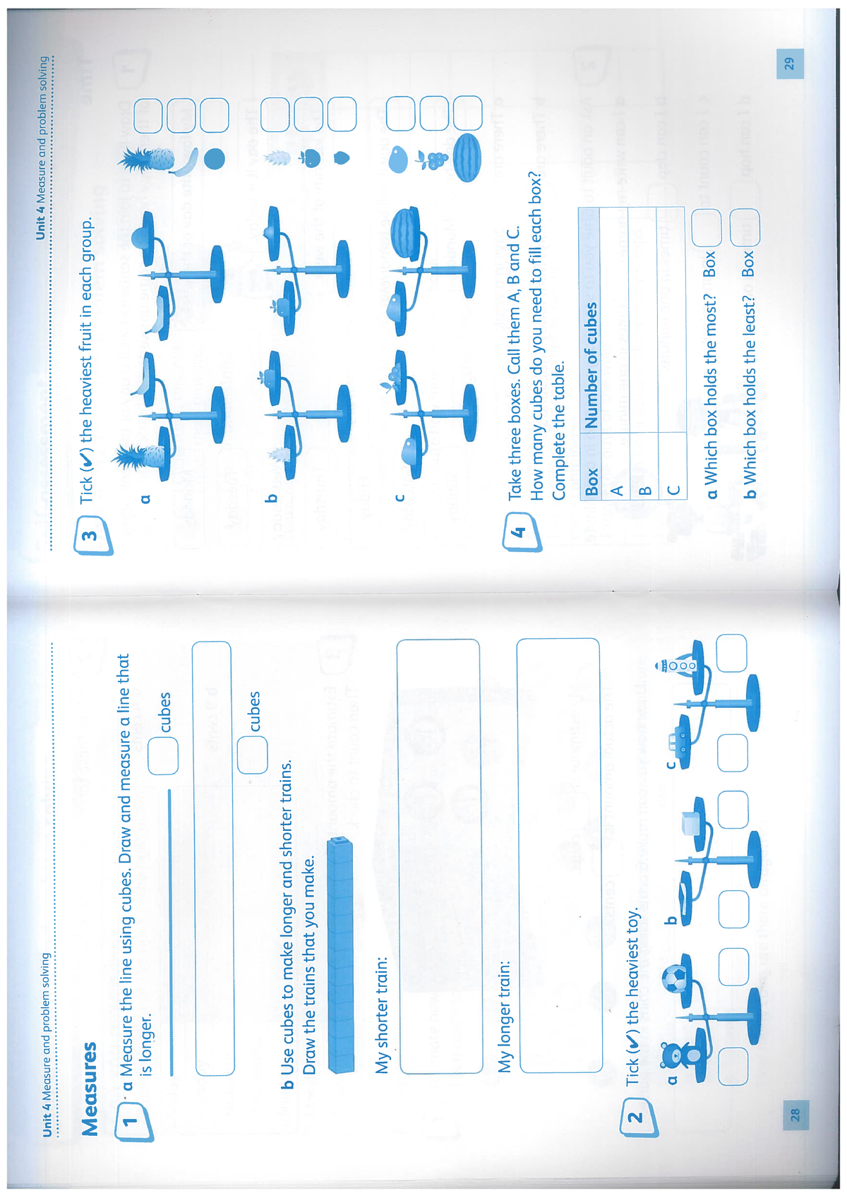 DOC000 - Unit 4 Measure and Problem Solving Activities - Studocu