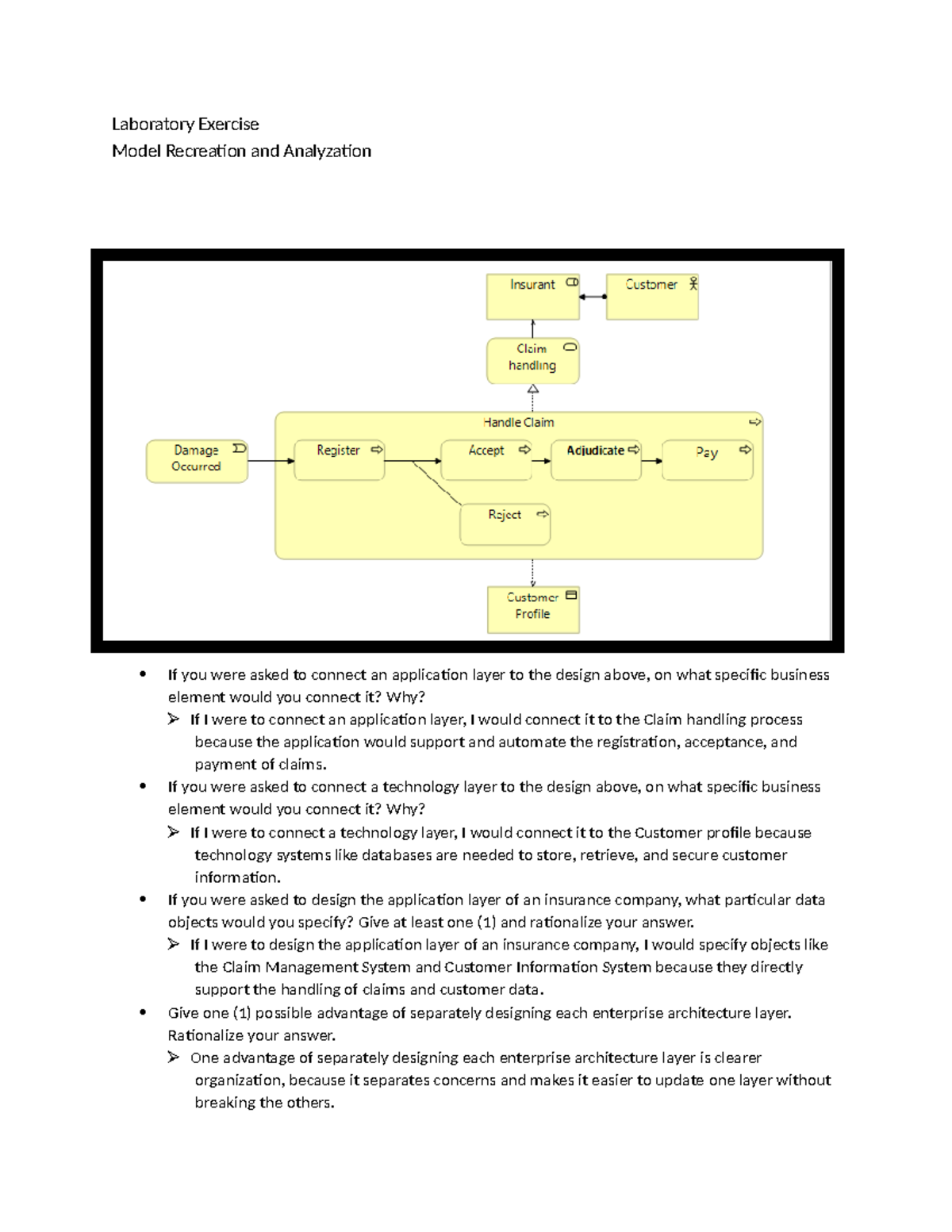 04 Laboratory Exercise: Application & Technology Layer Analysis - Studocu