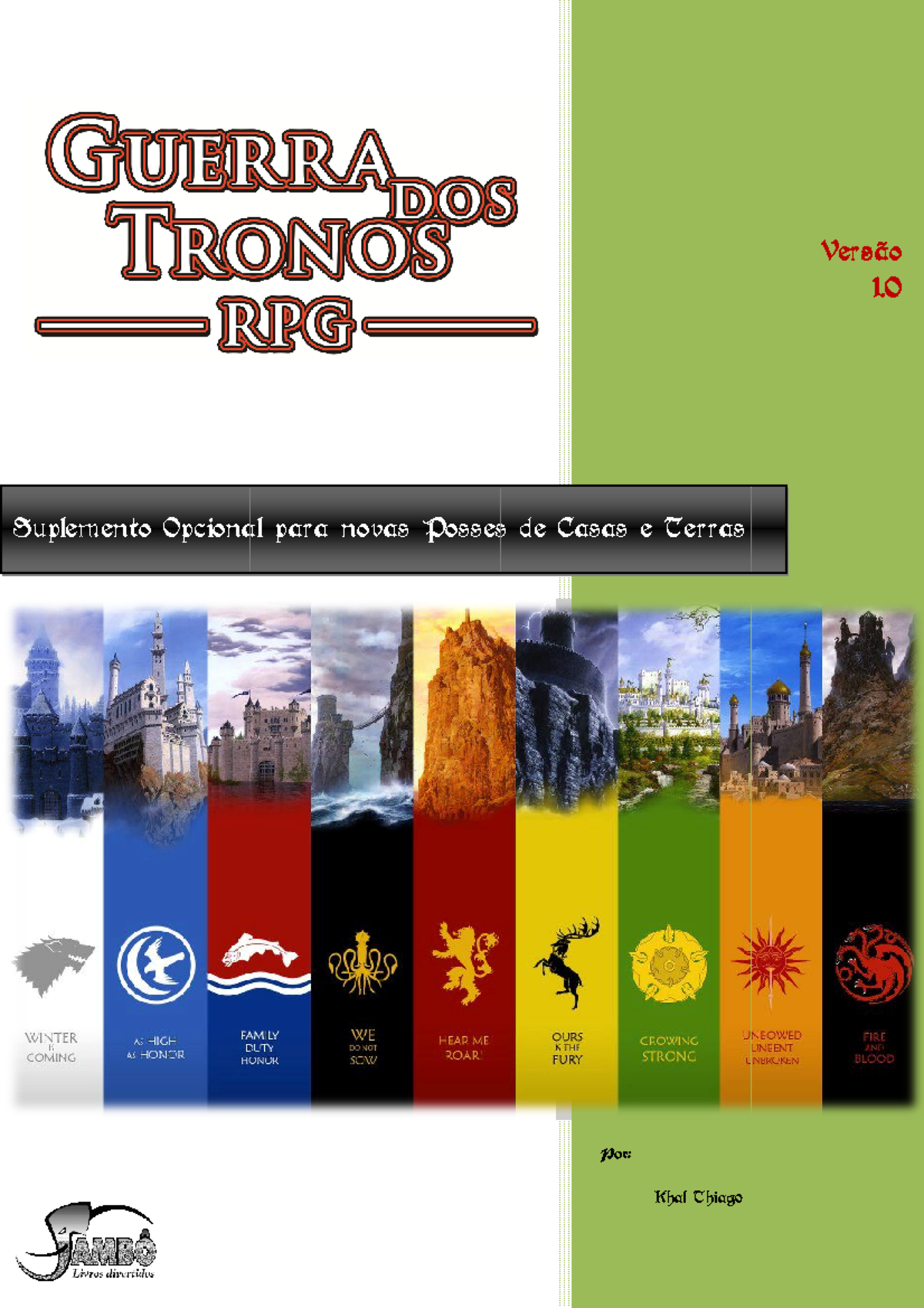 Guerra dos Tronos RPG: Novas Posses e Biblioteca Élfica - Studocu