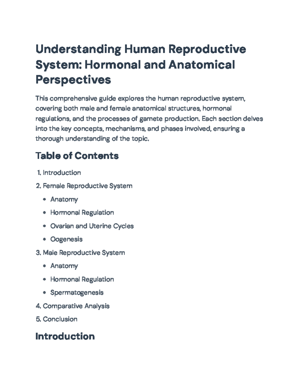 Understanding Human Reproductive System: Anatomy & Hormonal Functions ...