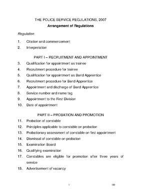 Revised Title: Police Service Act, 2006: Comprehensive Overview of ...