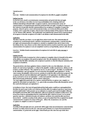 Example of ILAC - tutorial works - This is the example of how to answer ...