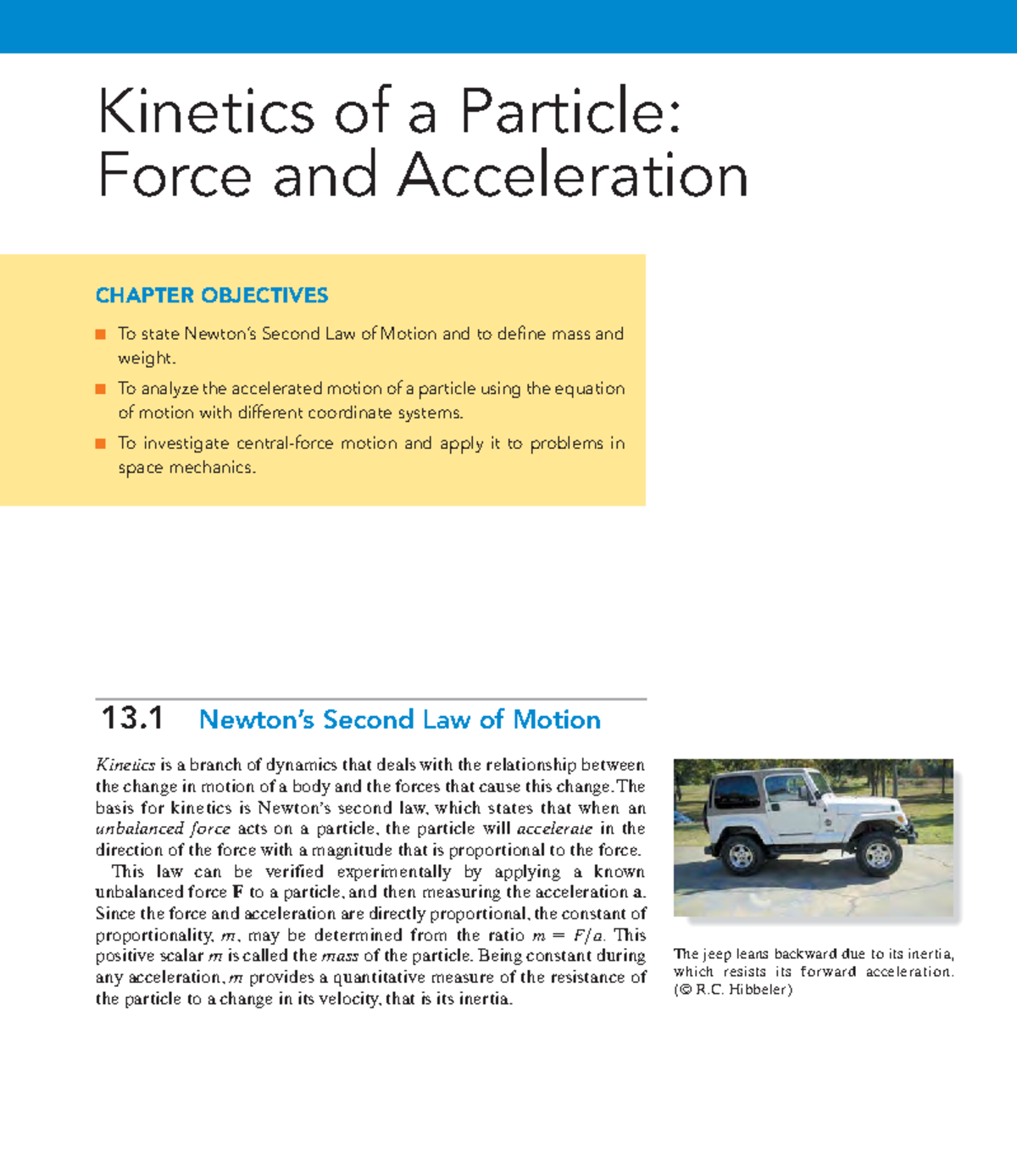 Kinetics of a Particle: Force, Acceleration, and Motion (ENG 101) - Studocu