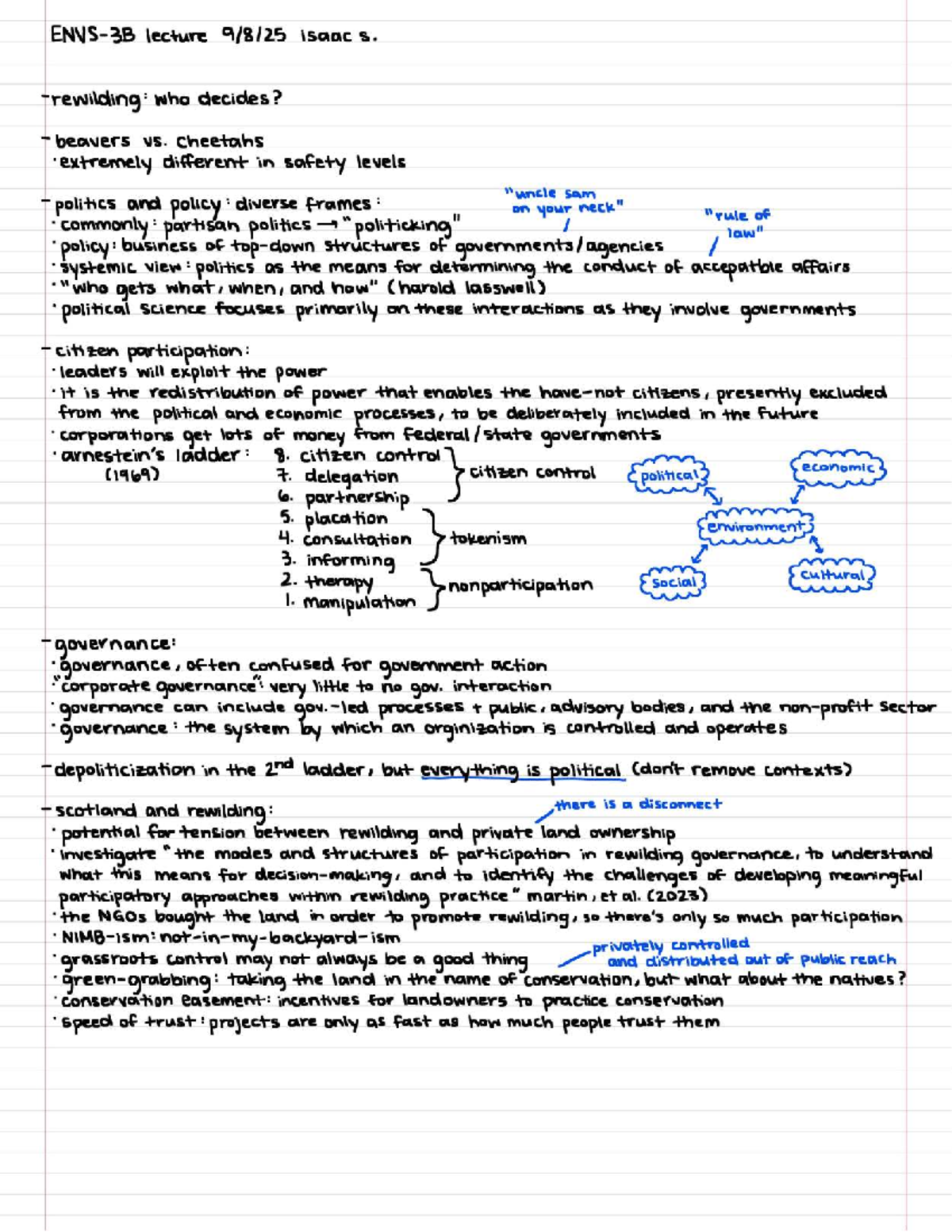 ENVS-3B Fall 2025 Lecture Notes: Politics, Ecology, and Governance ...