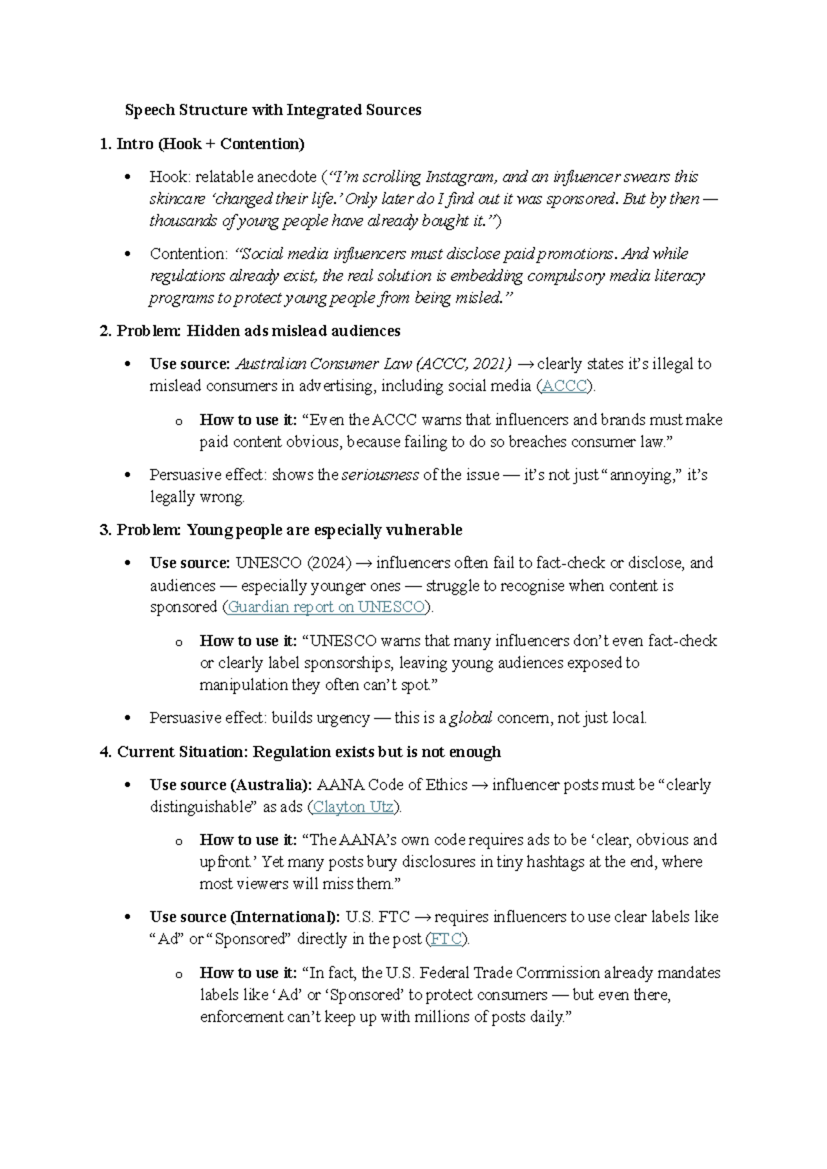 Oral Presentation: Media Literacy & Influencer Transparency in ...