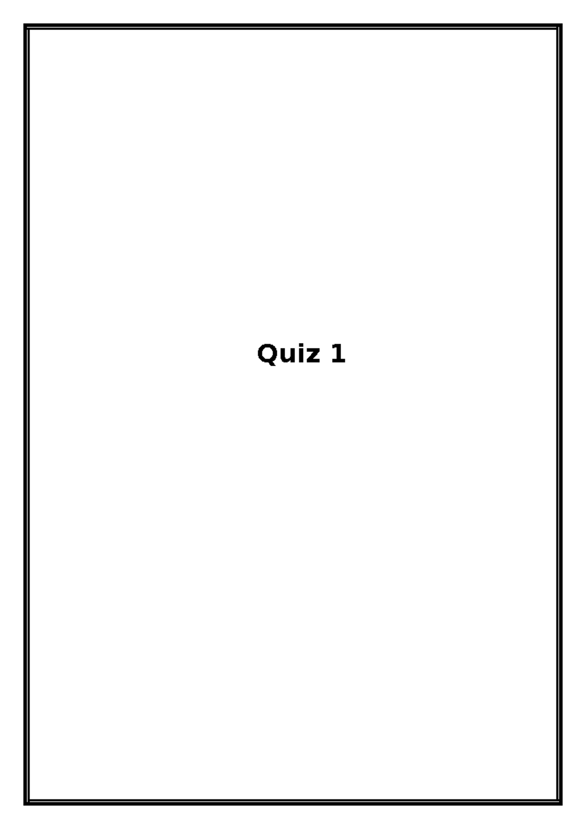 Quiz Q&A - Fortnightly Personality Psychology Quiz Practice - Studocu