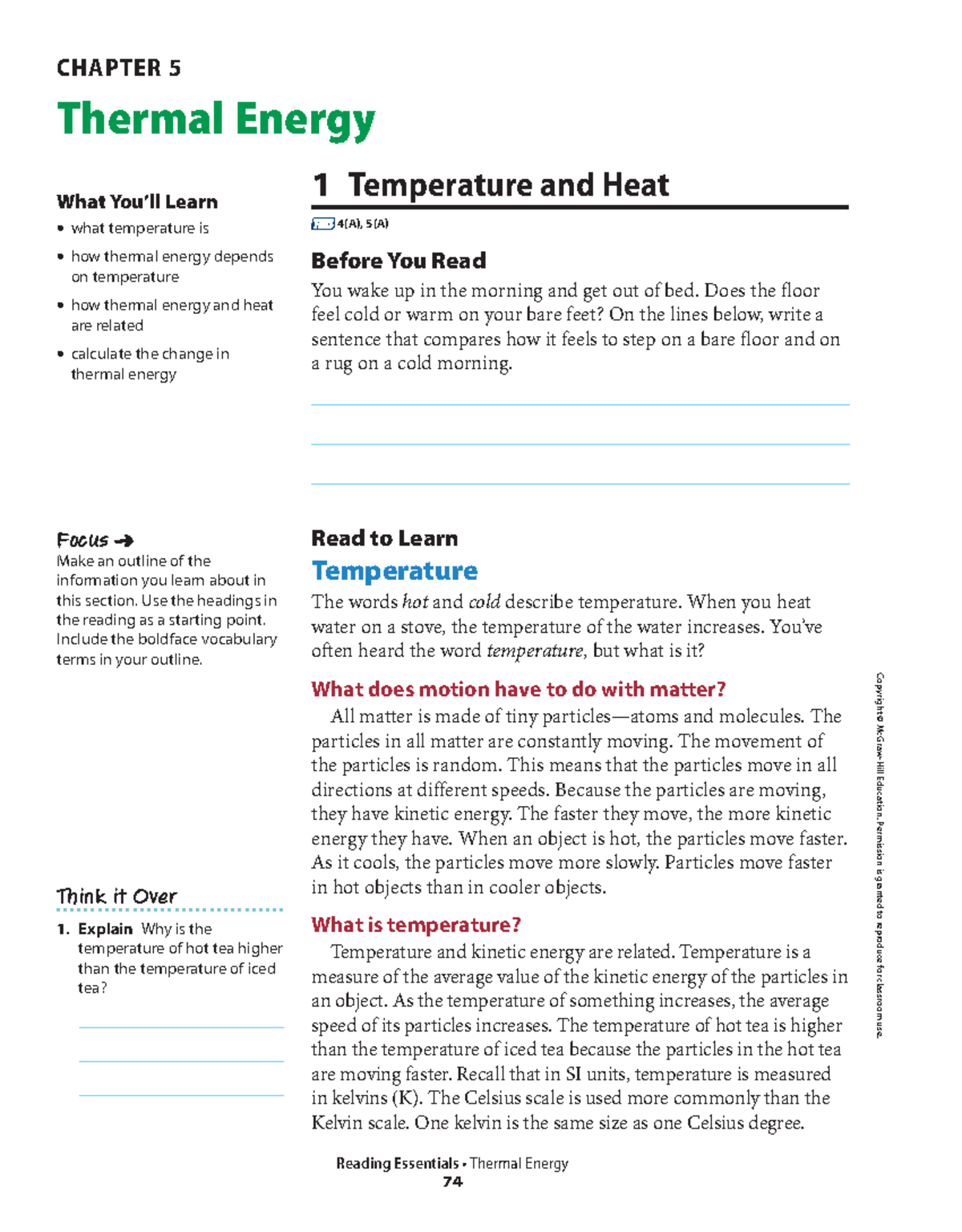 Thermal Energy and Heat Transfer: Concepts and Applications (IPC RE C05 ...