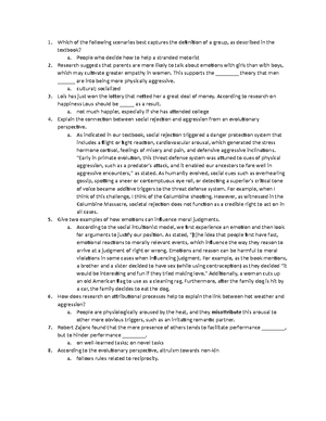 [Solved] what are three examples of implicit expectations - Social ...