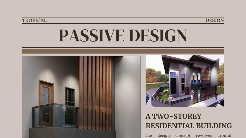 ARCH231B Passive Design Strategies for Tropical Architecture - Studocu