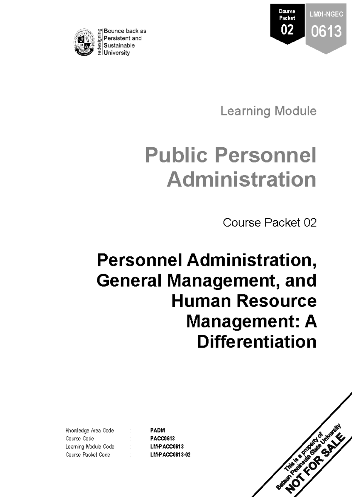 Learning Packet 02 - LM01-NGEC 0613 Packet 02 Learning Module Public ...