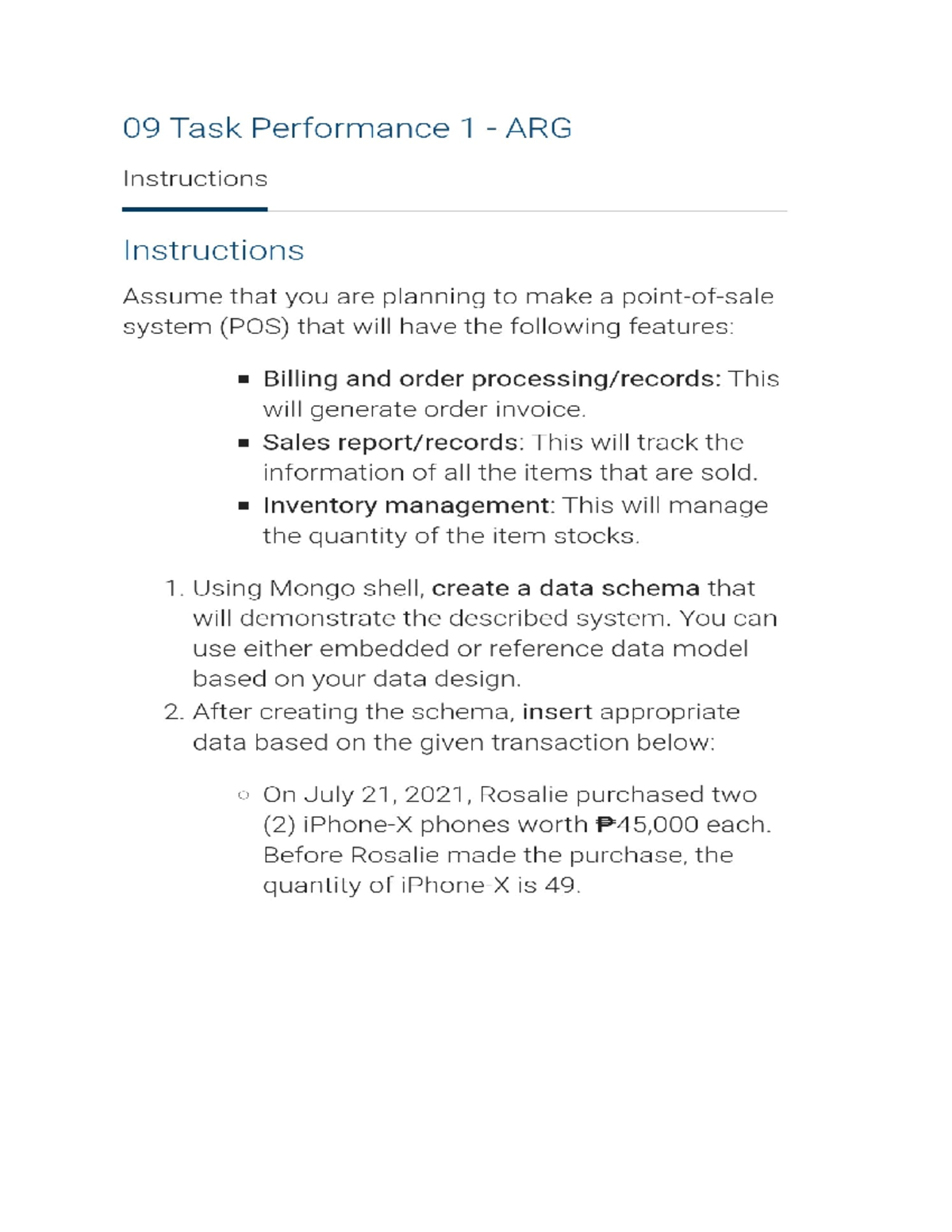 Document 13 - Please help me about this - 09 Task Performance 1 ARG ...
