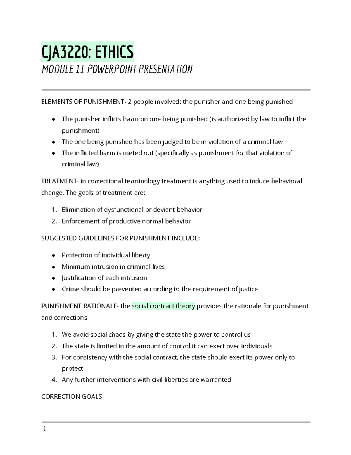 Ethics in Criminal Justice: Morality Ethics and Dilemmas - Studocu