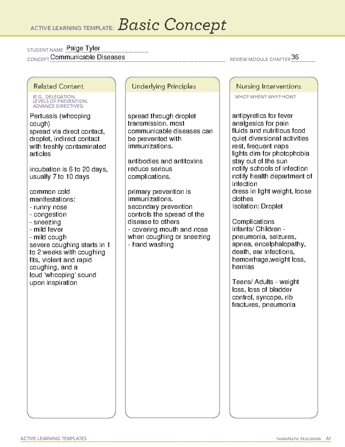 ATI Assessment B Disaster Planning and Emergency Response - ACTIVE ...