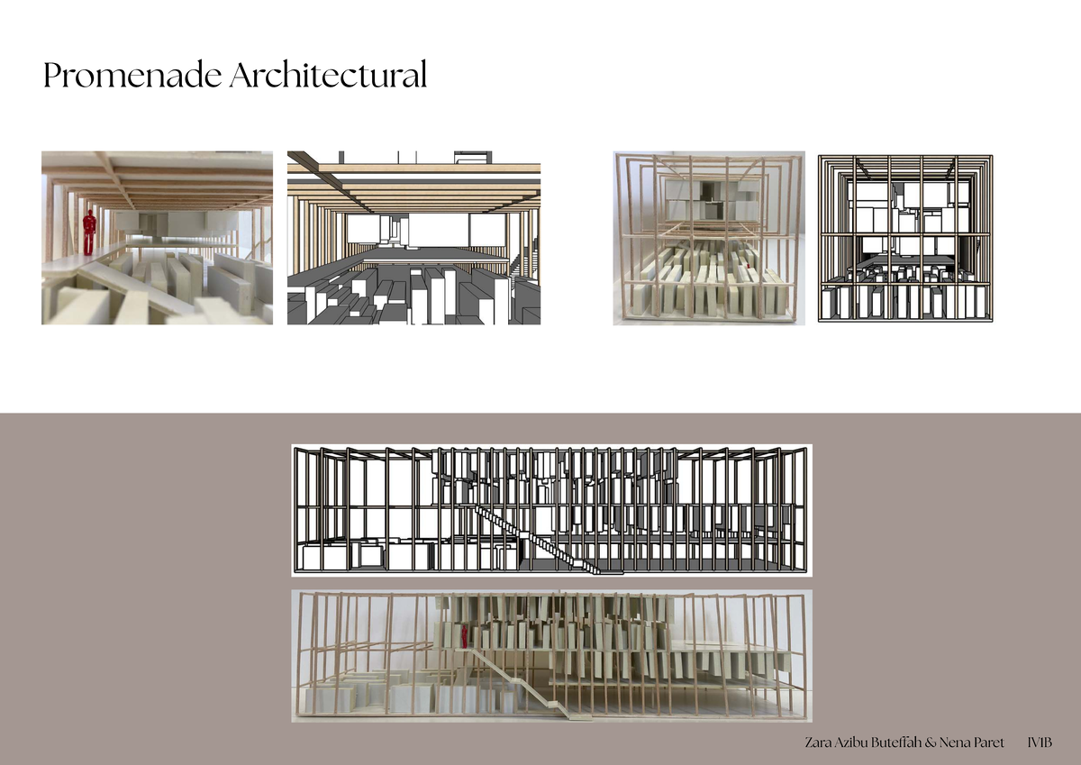 Promenade Architectural IV1B: Evolutie en Maquetteprocessen - Studocu