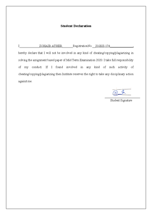 Cs401 assignment - Total marks = 20 Computer Architecture and Assembly ...