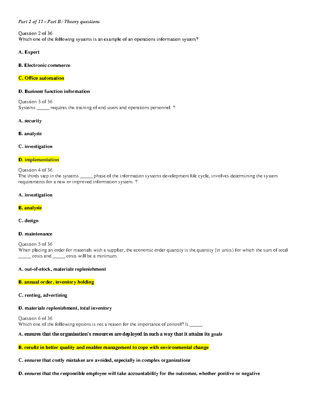 MNG2601 Assignment 2 Theory & Application Questions (2021) - Studocu
