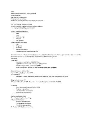 D333 Study Guide - D333 Study Guide Ctrl + click HERE for Supplemental ...