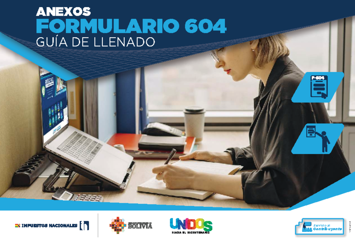 Anexo: Guía de Llenado del Formulario 604 para Contribuyentes - Studocu