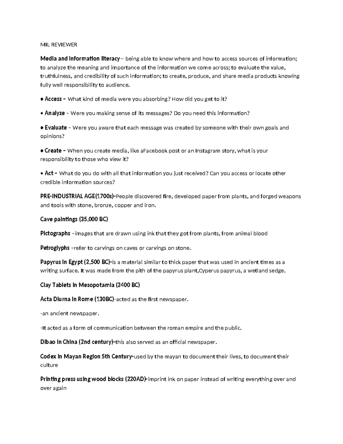 MIL - Module 1 - Introduction to media and information literacy ...