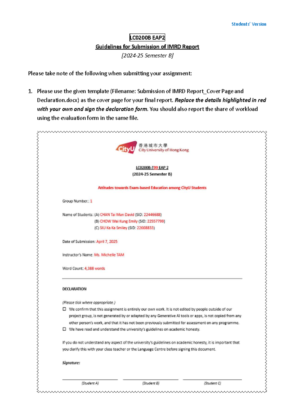 Guidelines+for+Submission+of+IMRD+Report Students - LC0200B EAP ...