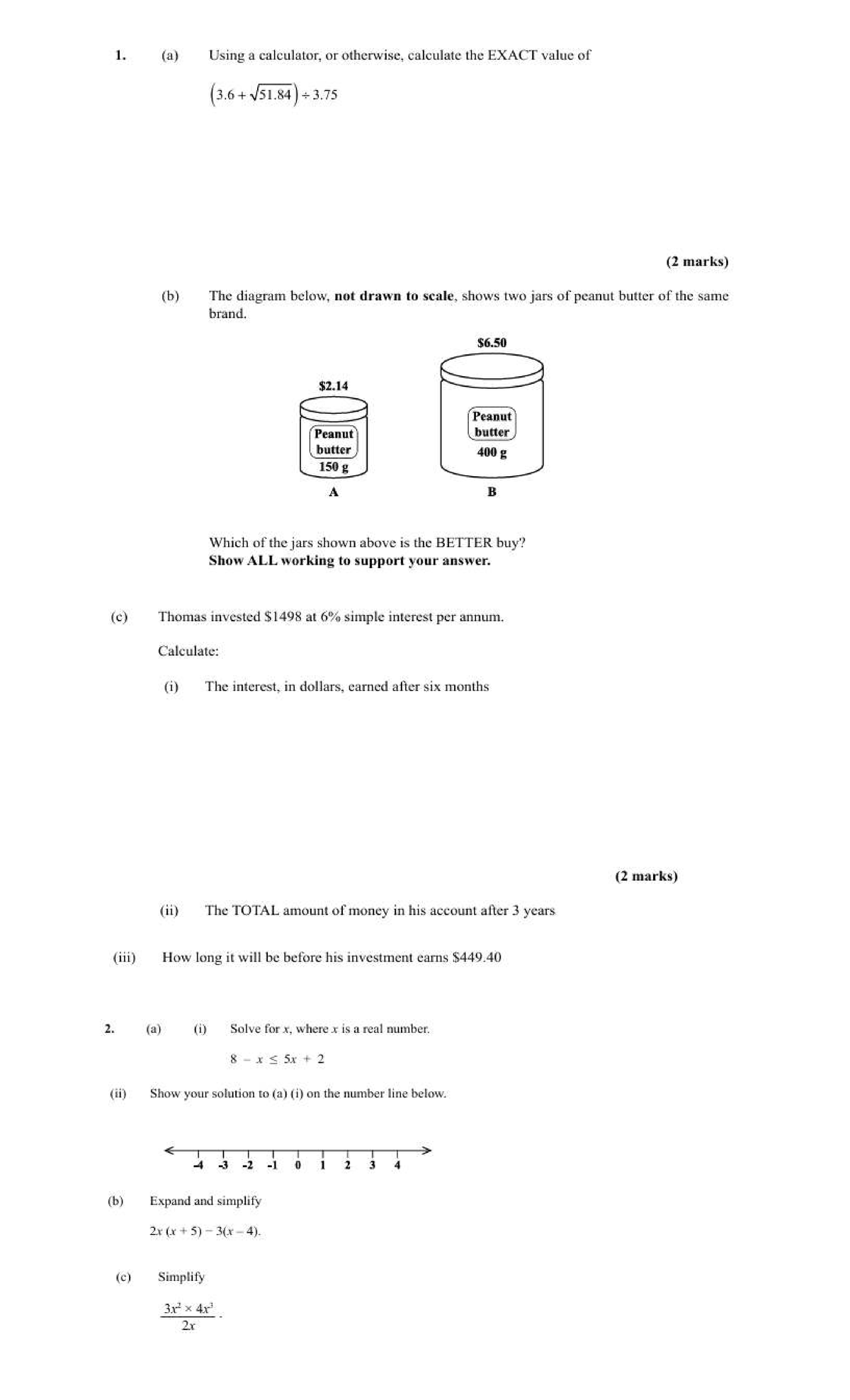 Jan 2016 - Math Exam Paper Solutions and Calculations - Studocu