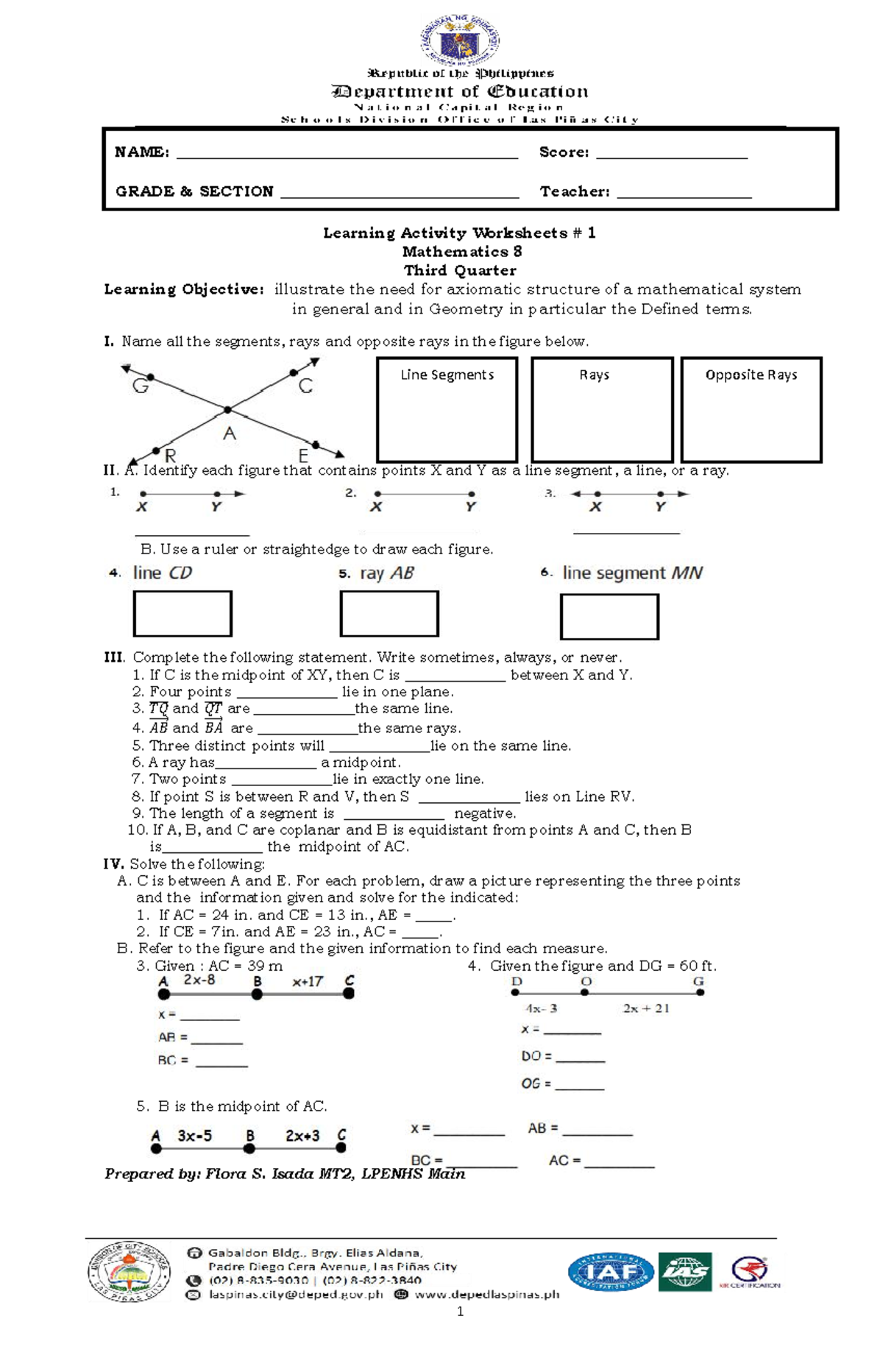 G8-Q3-Math-Worksheets-LAW-2021-2022 - Studocu