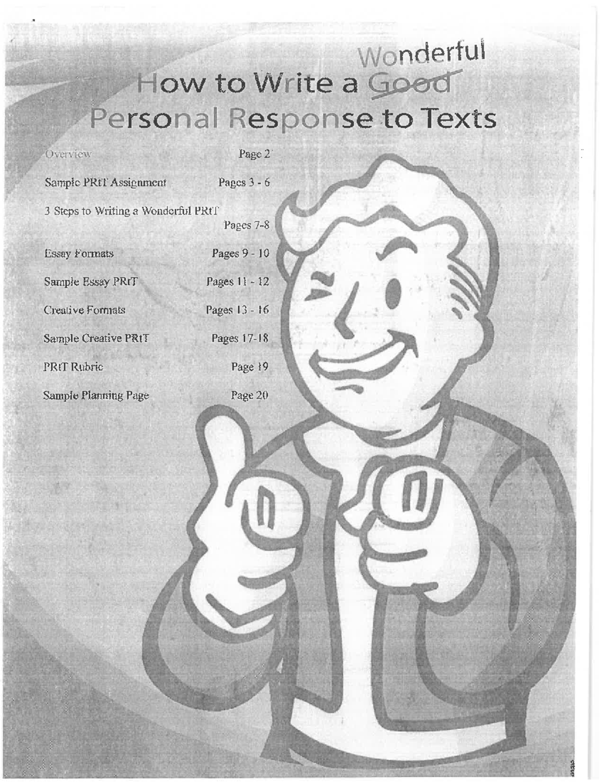 ENG 12: Guide to Crafting an Effective Personal Response to Texts - Studocu