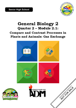 Module 2.2 Transport and Circulation - General Biology 2 Quarter 2 ...