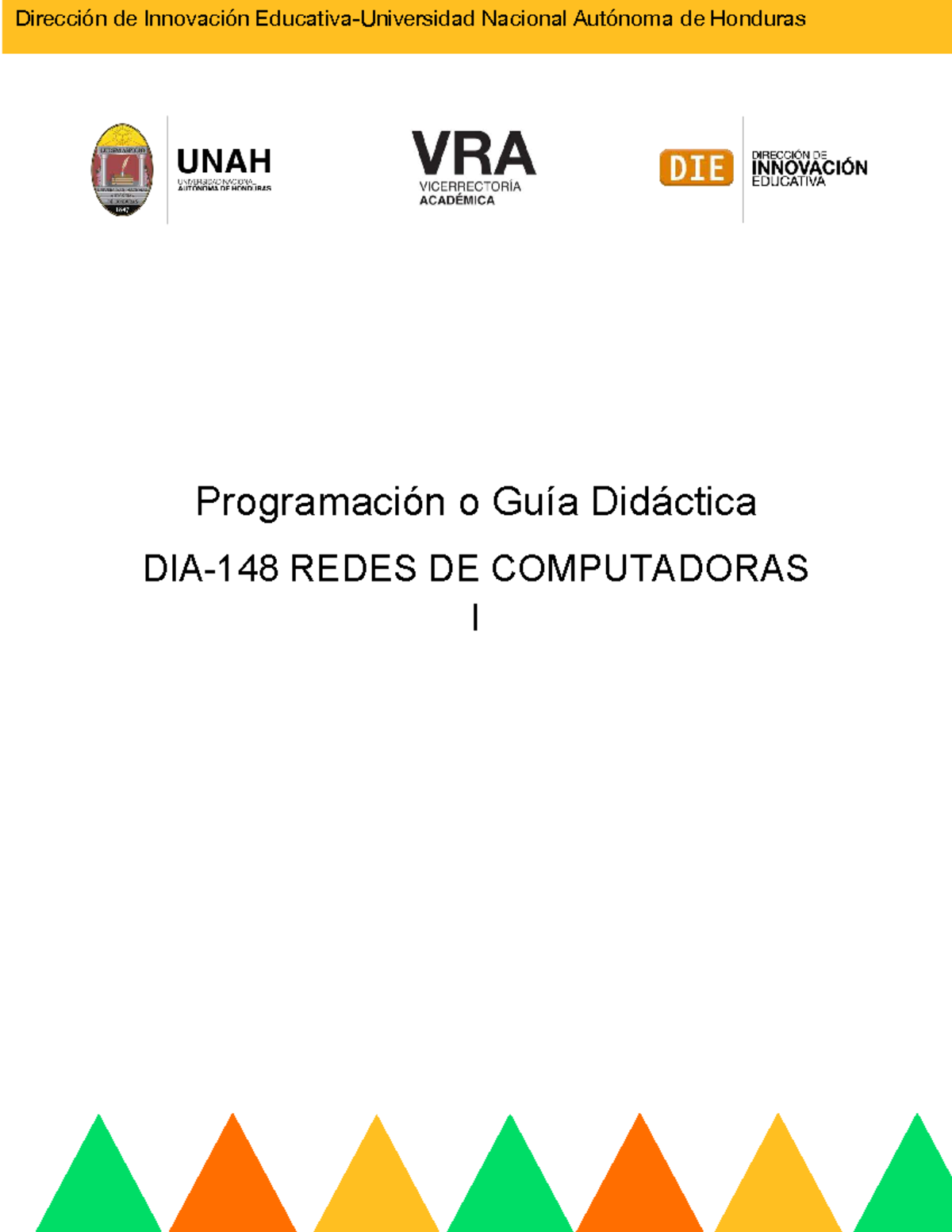 Programación Didáctica para Redes de Computadoras I - IPAC26 - Studocu