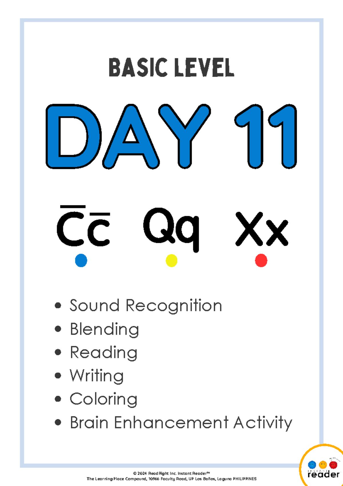 Basic Lesson 11: Sound Recognition & Blending Activities - Studocu