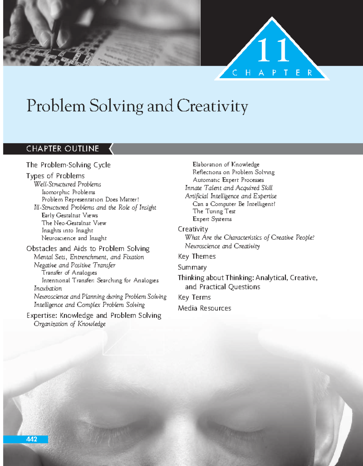 Psychology 101: Chapter 11 - Problem Solving Strategies & Creativity - Studocu