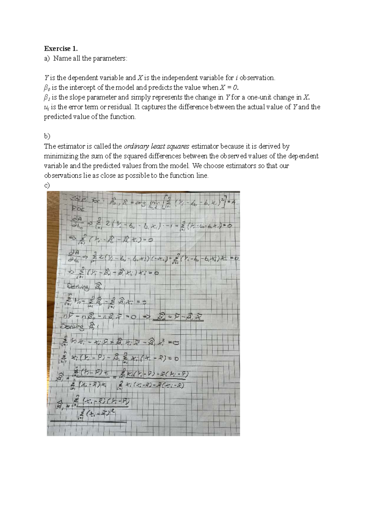 Assignment 1 - Overview of Empirical Methods in Economics - Studocu