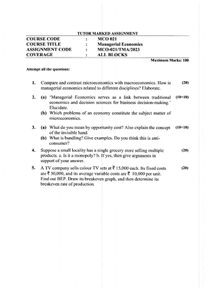 [Solved] Explain the optimization concept while choosing the best ...