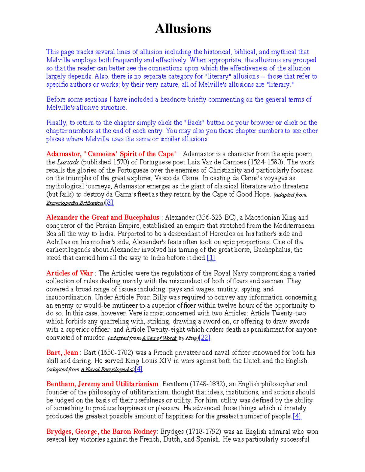 Billy Budd: Exploring Biblical Allusions in Melville's Narrative - Studocu