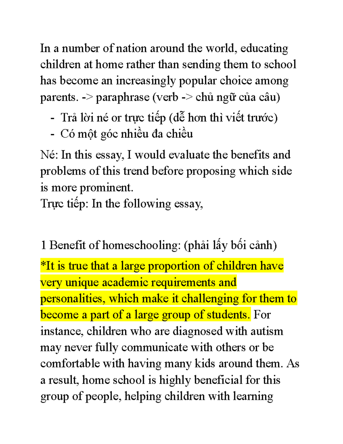 Homeschooling Trends: Evaluating Benefits and Challenges - Studocu