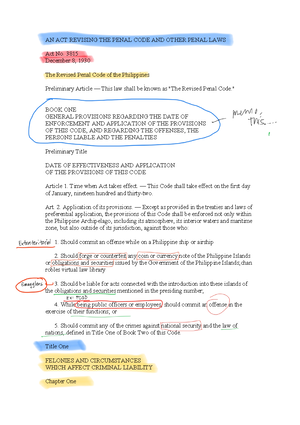 Duration OF Penalties - class notes - In the Philippines, the duration ...