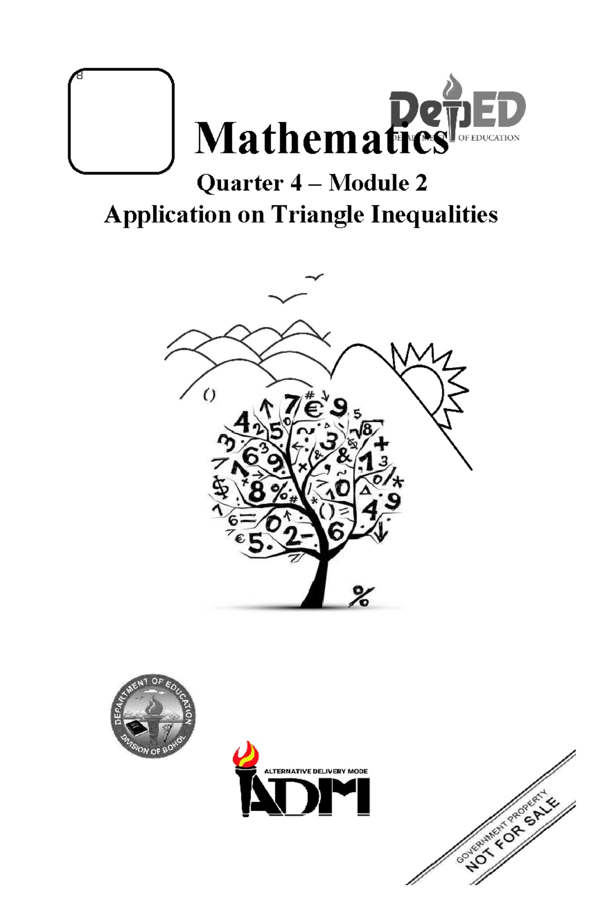 Math 8 Q4 Mod 2: Application of Triangle Inequalities and Theorems ...