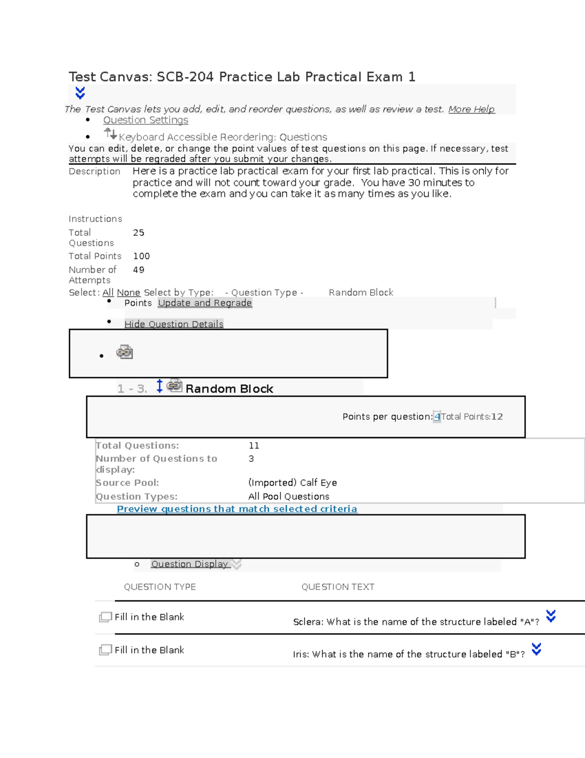 SCB-204 Lab Practical Exam 1 Answer Key and Review Guide - Studocu