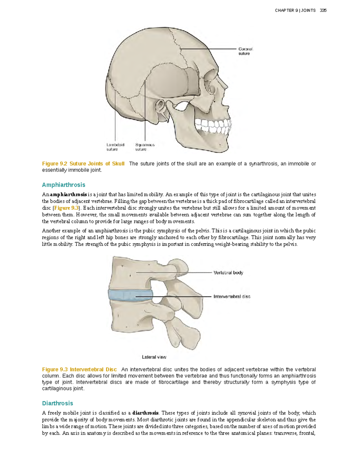 Anatomy-physiology-115 - Figure 9 Suture Joints of Skull The suture ...