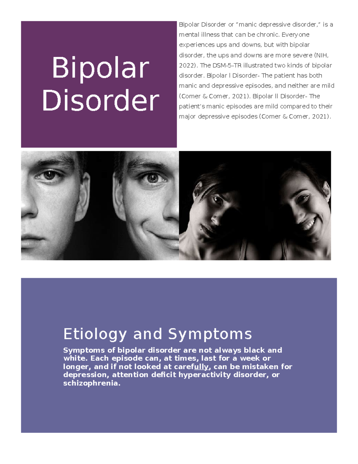 BIP 101: Comprehensive Overview of Bipolar Disorder Presentation - Studocu