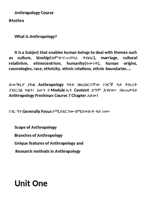 Inclusiveness Module - Freshman course - Inclusiveness A Course for ...