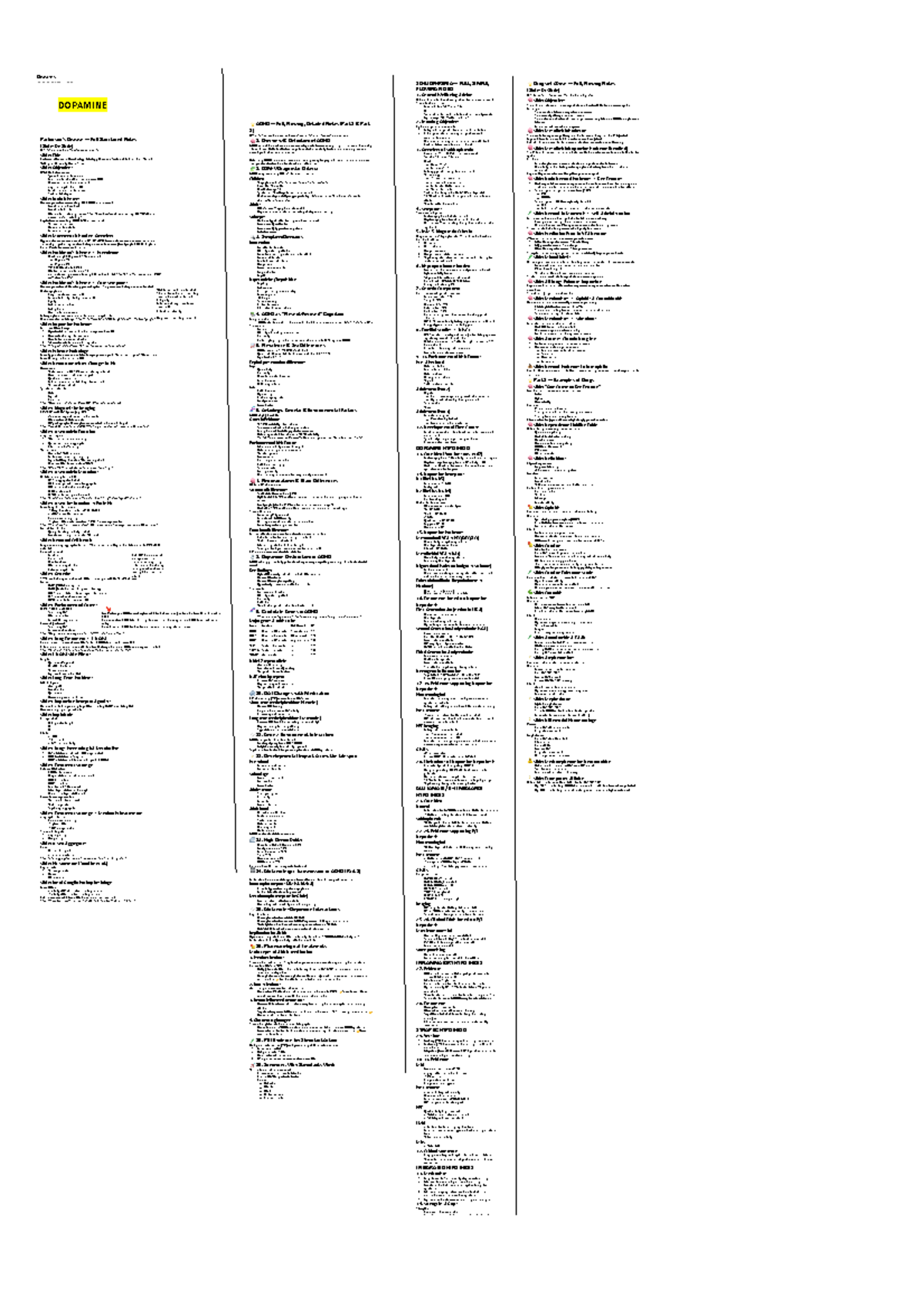 Diseases Lecture Notes: Schizophrenia, ADHD, and Neurobiology (2026 ...