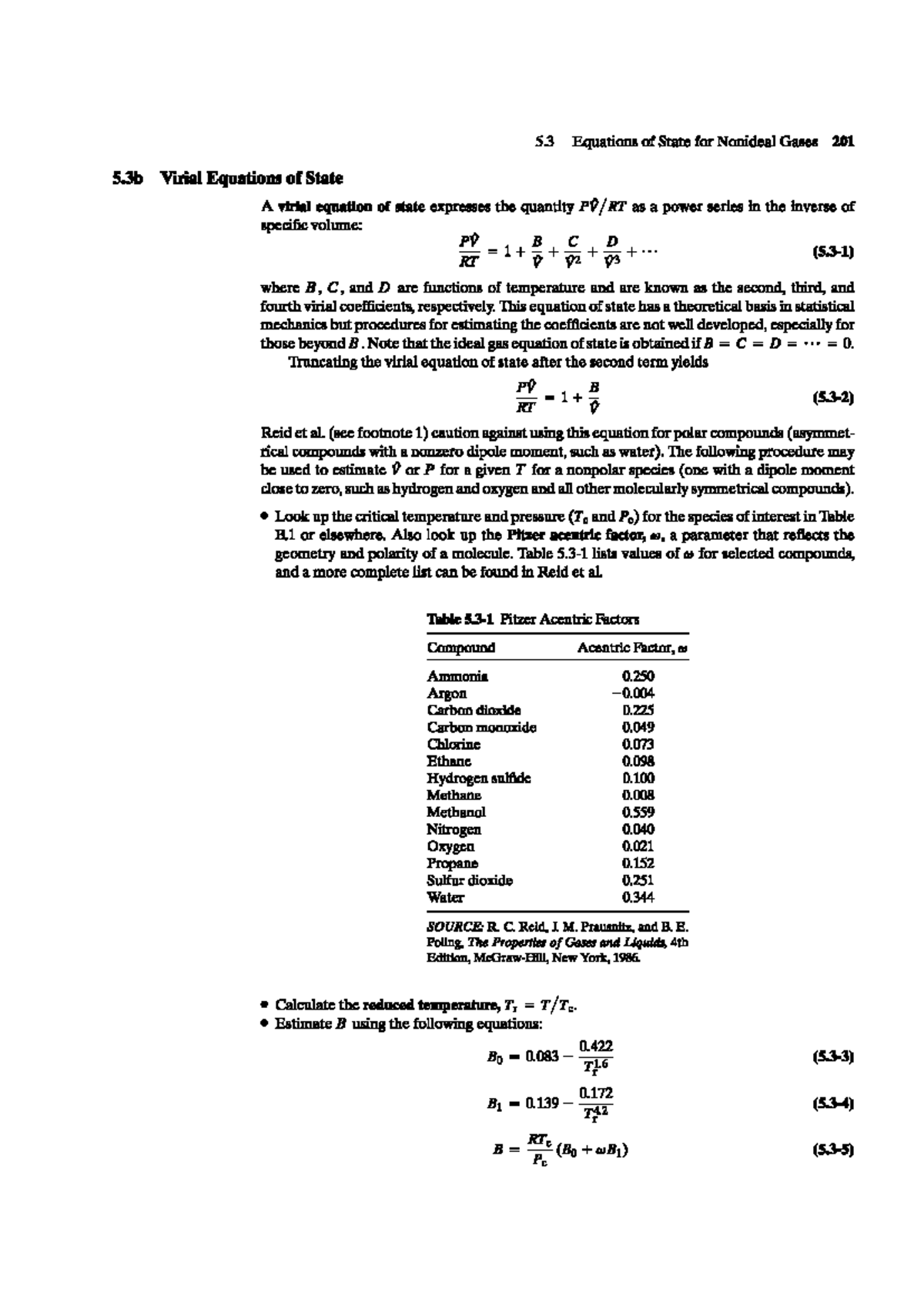 Lec 2 Thermo 2: Equations of State for Nonideal Gases - Studocu