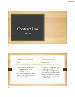 PMGT 2470 Contract Law Part 2: Ron Engineering Case Study Analysis ...