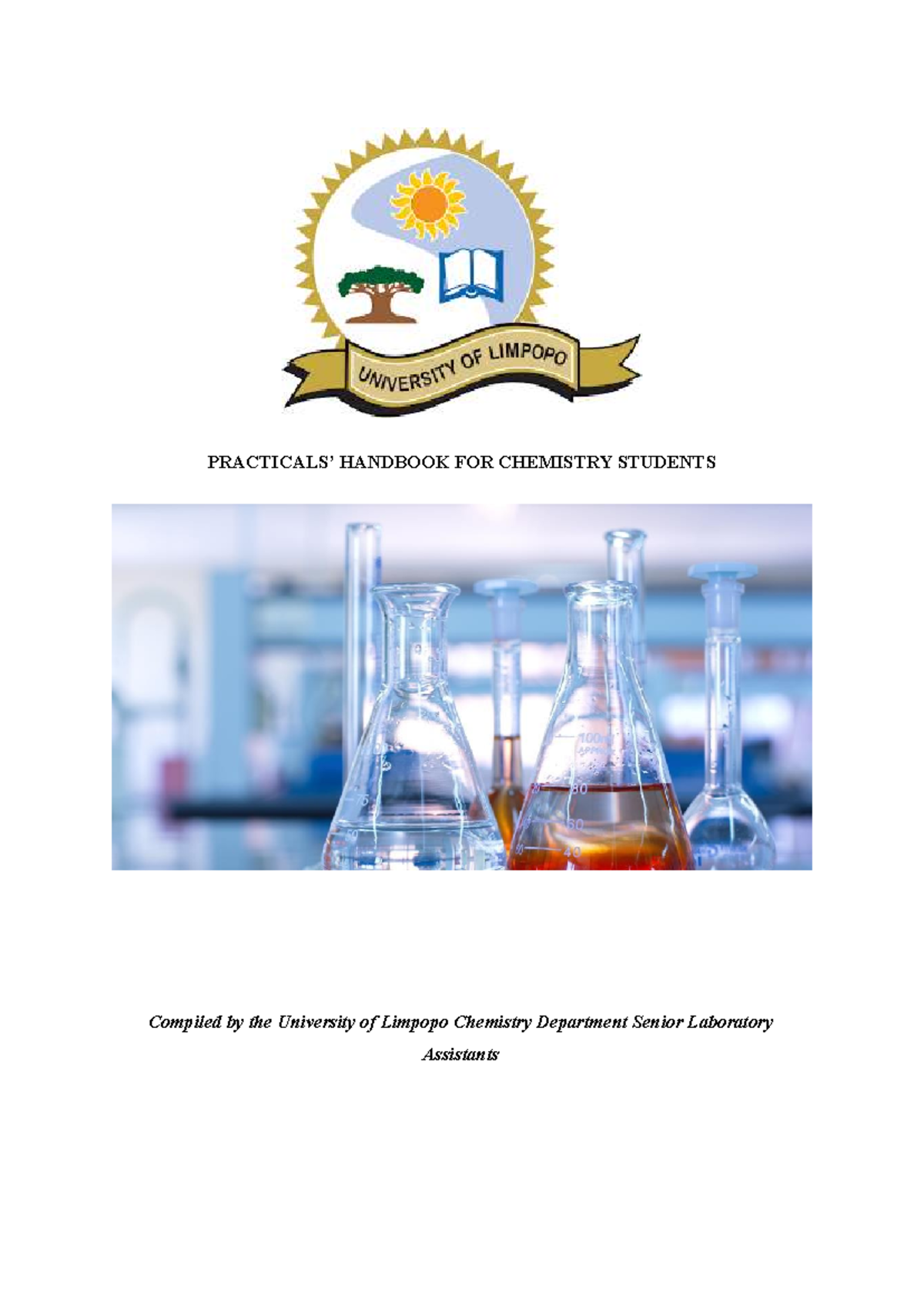Chemistry Practicals Handbook: A Guide for Students (CHEM 101) - Studocu