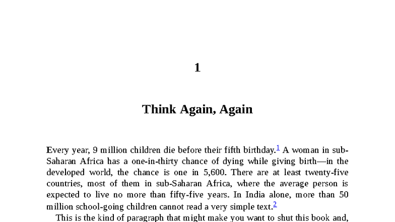 11 Poor Economics: Rethinking Global Poverty Solutions (11-44) - Studocu